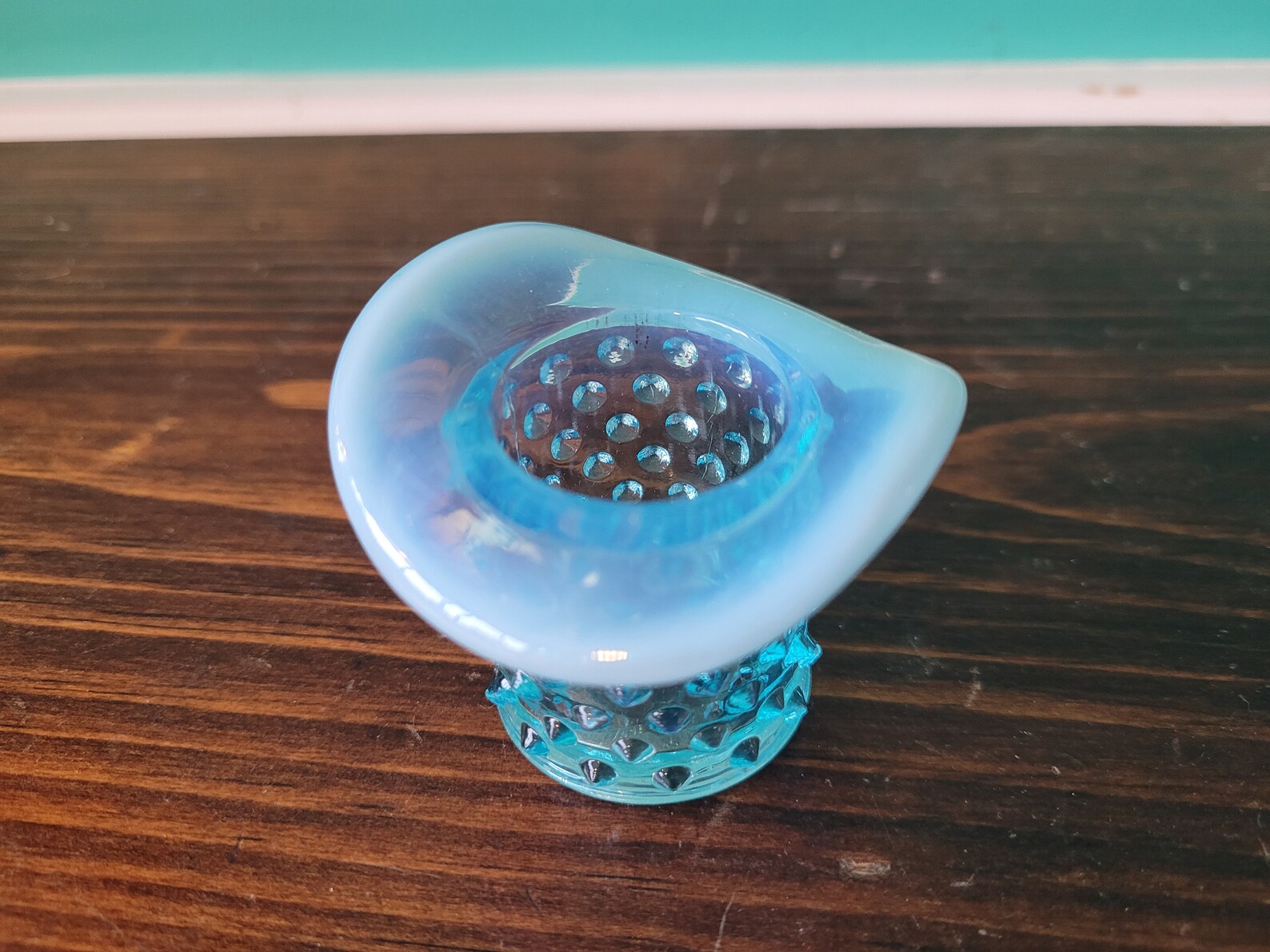 Fenton Blue Depression Glass Toothpick Holder - Etsy