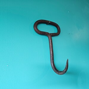 Antique Cast Iron Hay Bale Hook, Rustic Farm Decor - Etsy