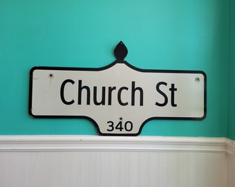 Church Street Sign - Etsy