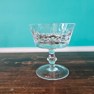 Vintage Simpsons Hand Cut Crystal 4 Piece Dessert Glass Set - USA - Etsy