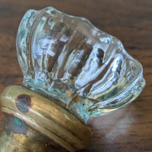 Antique Crystal Door Knob, 2" Across - Etsy