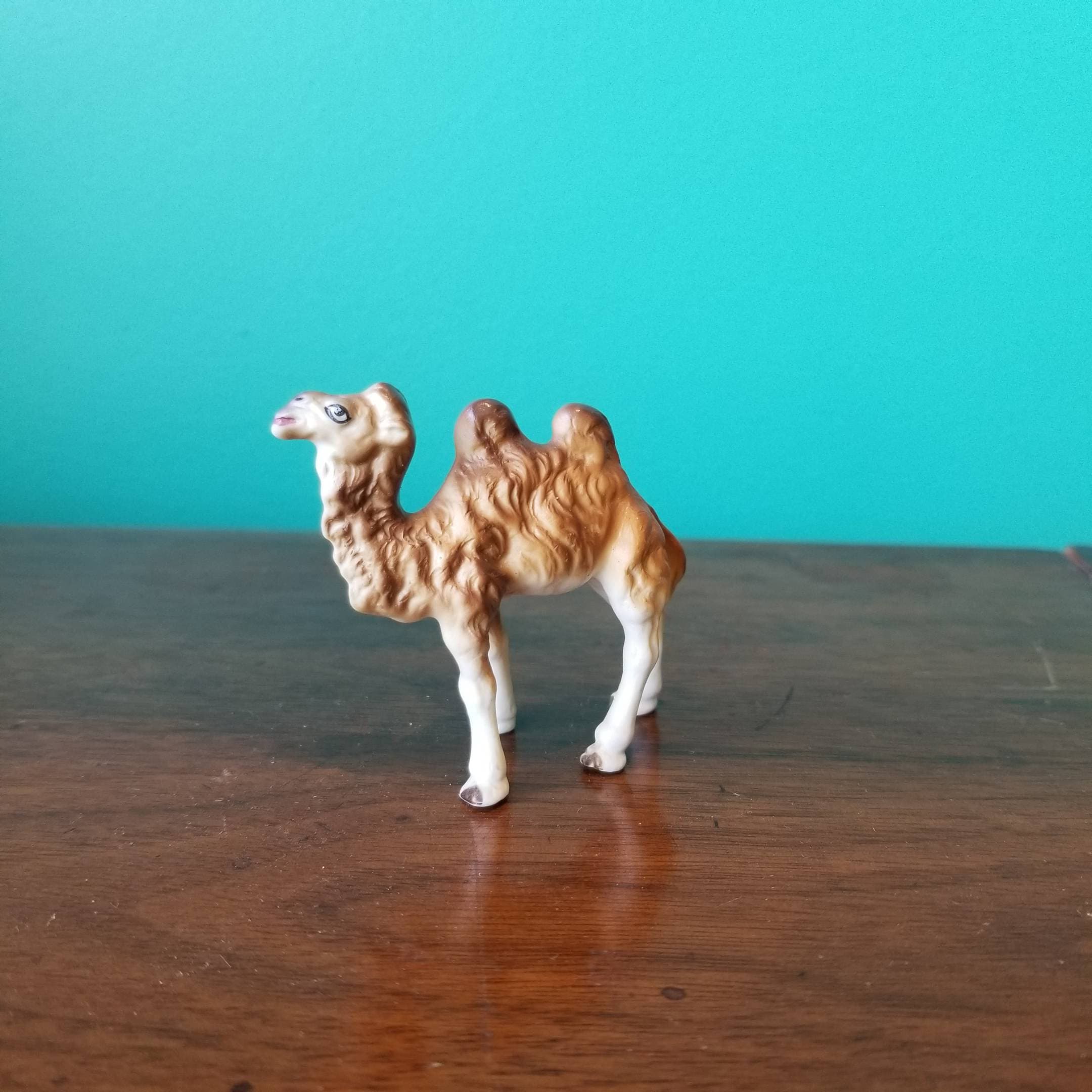 Porcelain Camel Family Figurines | Etsy
