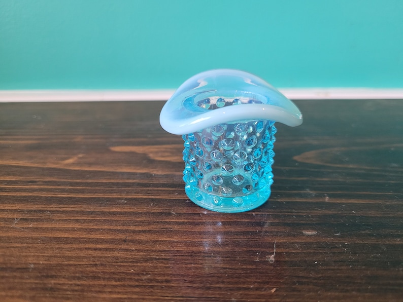 Fenton Blue Depression Glass Toothpick Holder - Etsy