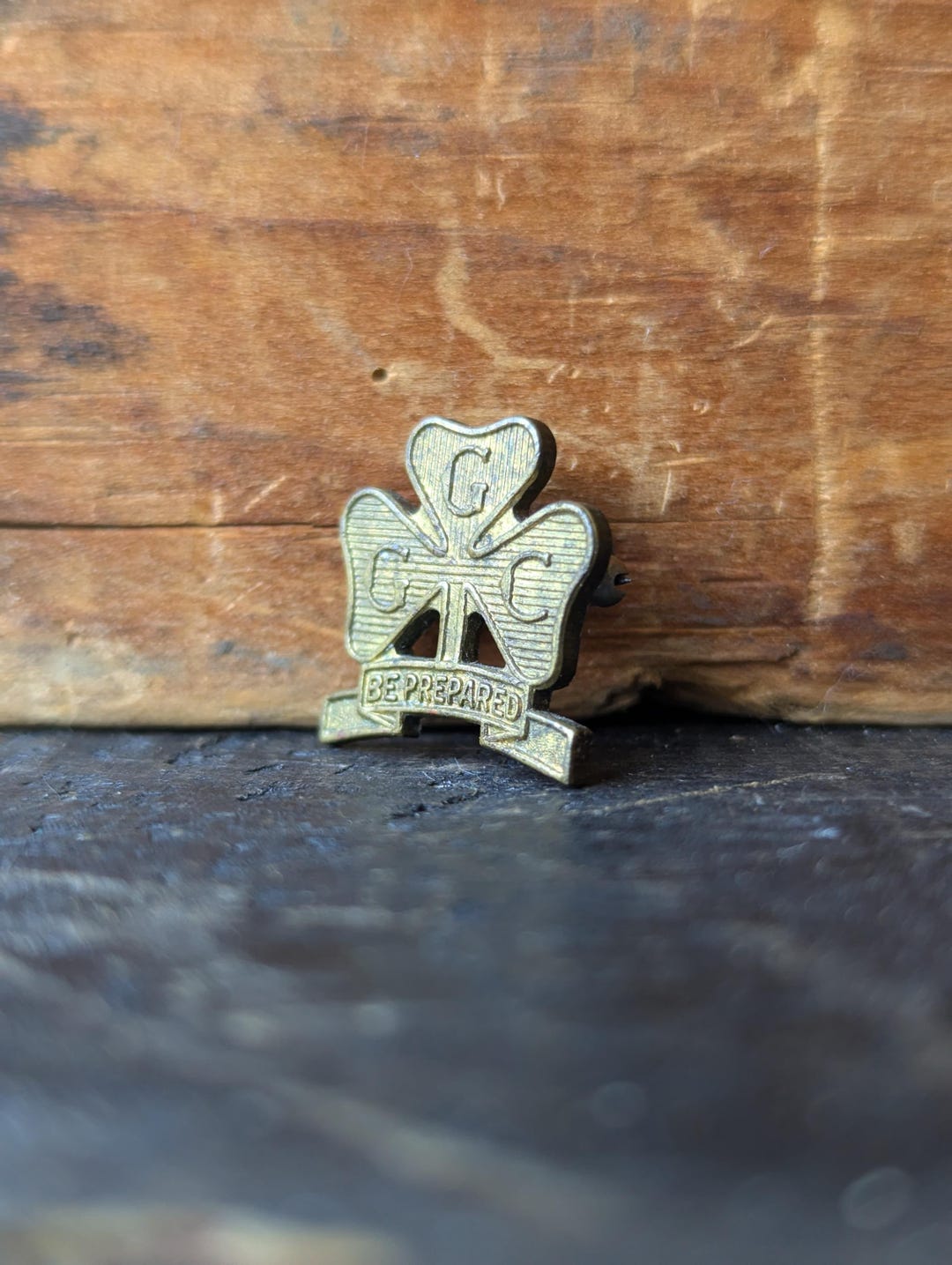 Vintage Girl Guides of Canada Brass Pin - Etsy