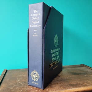 The Compact Oxford English Dictionary - Etsy