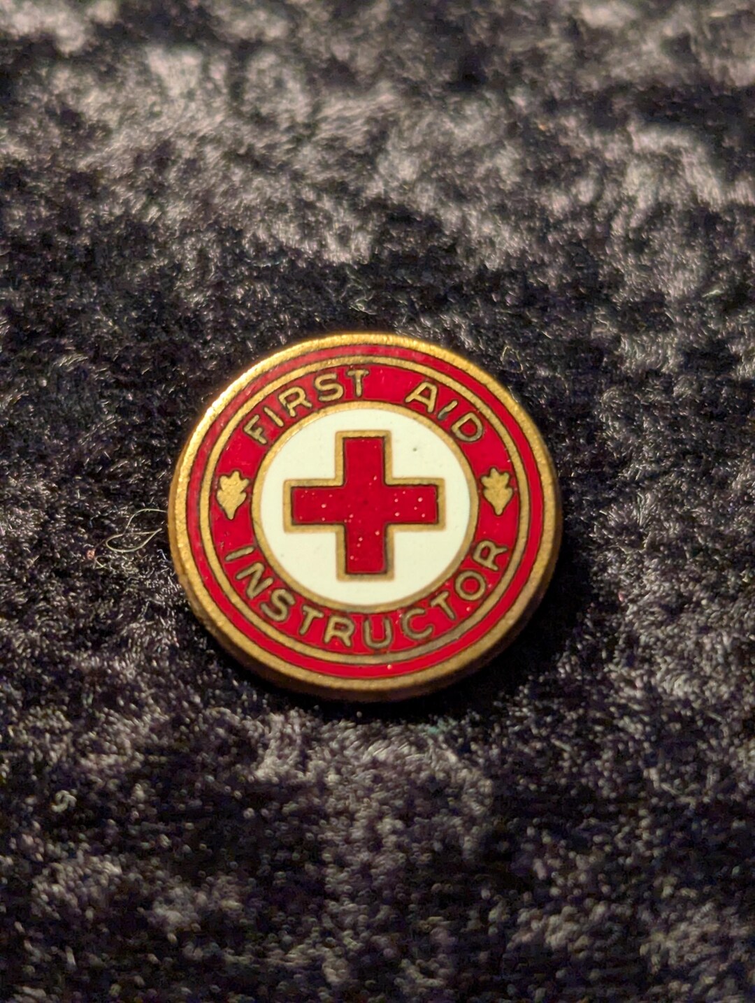 Vintage Red Cross Society First Aid Instructor Enamel Pin - Etsy