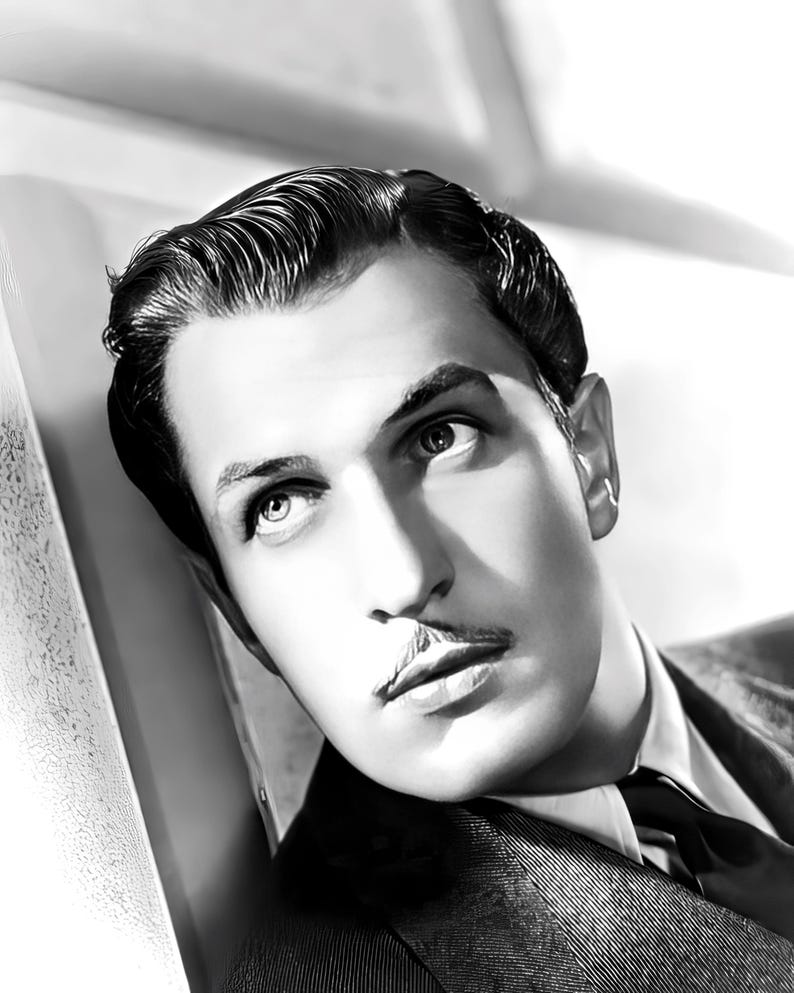 Vincent Price C. 1938 Studio Portrait - Black & White/multiple Sizes ...