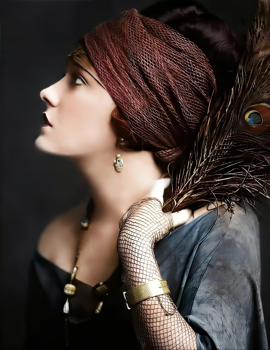 Gloria Swanson Ziegfeld Showgirl C. 1920s, Color, Multiple Sizes, Jazz ...