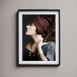 Gloria Swanson Ziegfeld Showgirl C. 1920s, Color, Multiple Sizes, Jazz ...