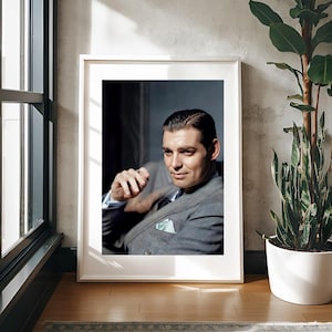 Clark Gable C. 1935 Studio Photo | Color | Multiple Sizes | Old ...