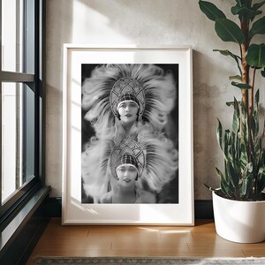 The Dolly Sisters - 1920's Era Ziegfeld Follies Showgirls - Black ...