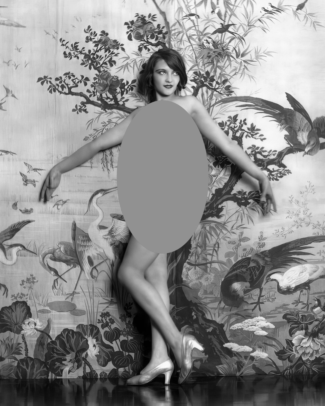Naomi Johnson 1920's Era Ziegfeld Follies Beauty Nude Black & White ...