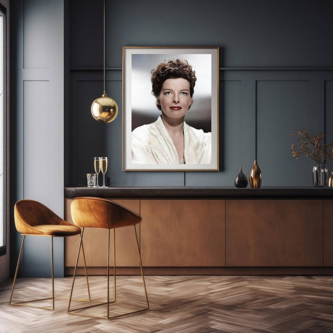 Katharine Hepburn C. 1941 Studio Portrait | Color | Multiple Sizes ...