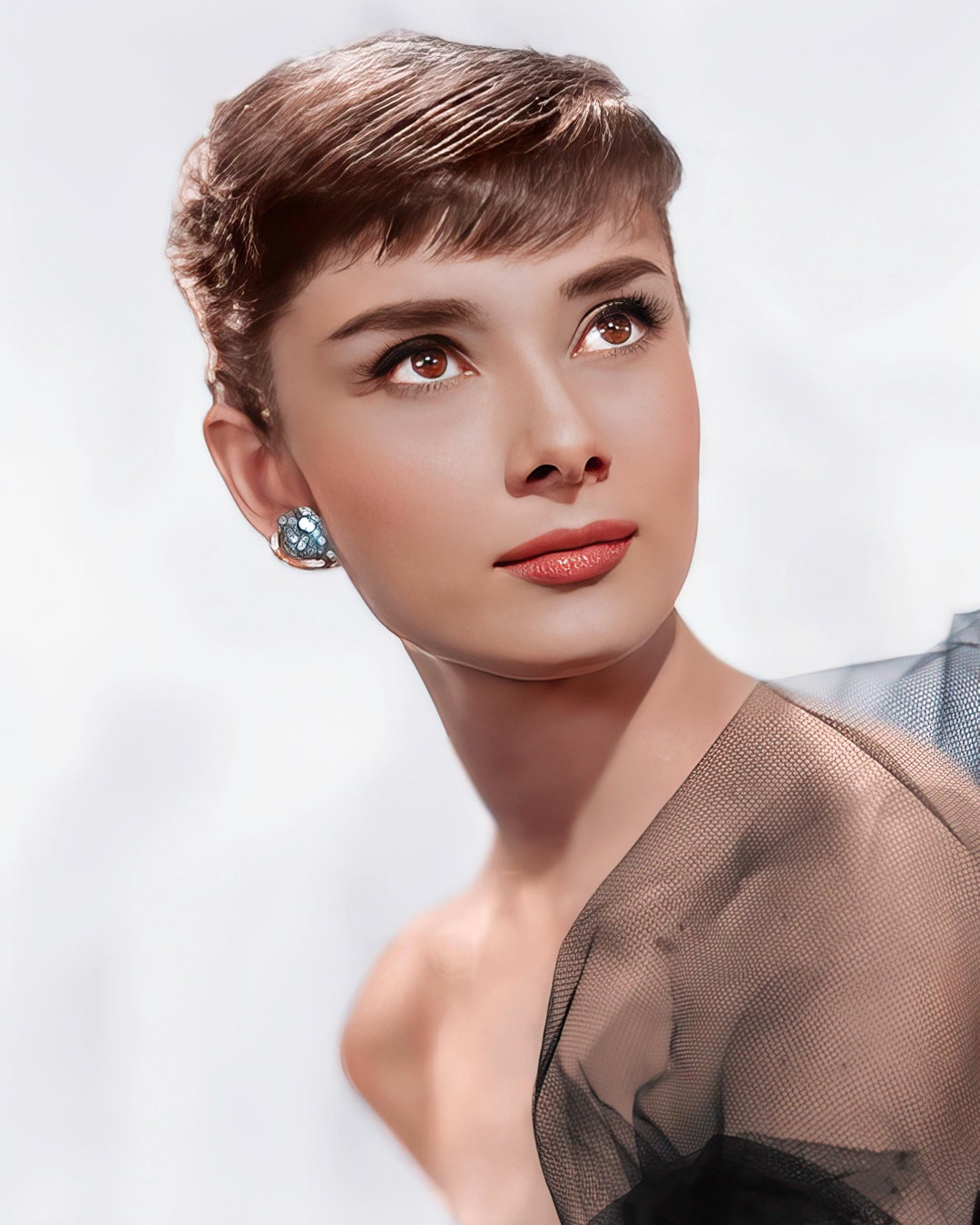 Audrey Hepburn Glamour Photo Ca. 1953 - Color, Multiple Sizes - Classic ...