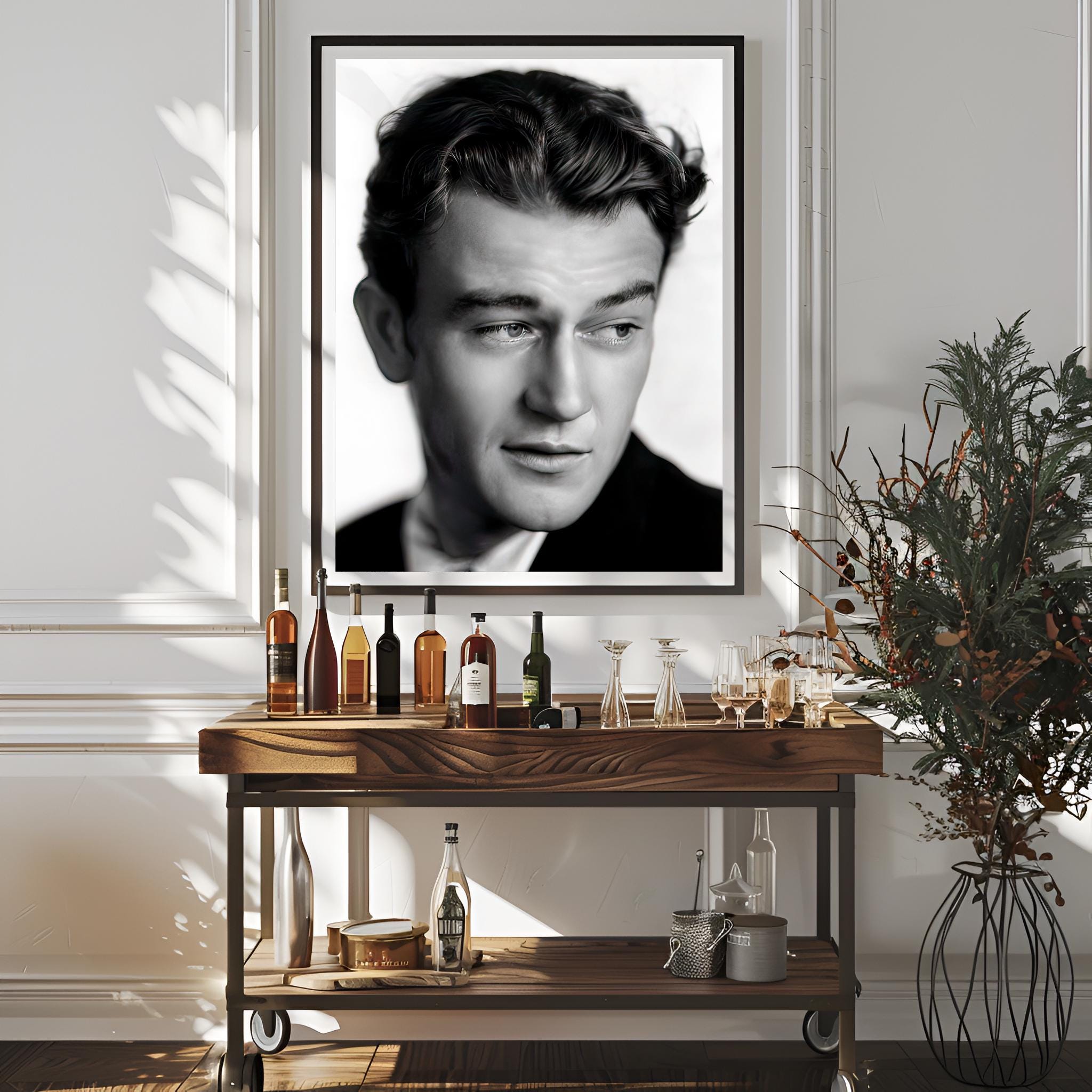 John Wayne Studio Portrait C. 1931 - Black & White, Multiple Sizes ...