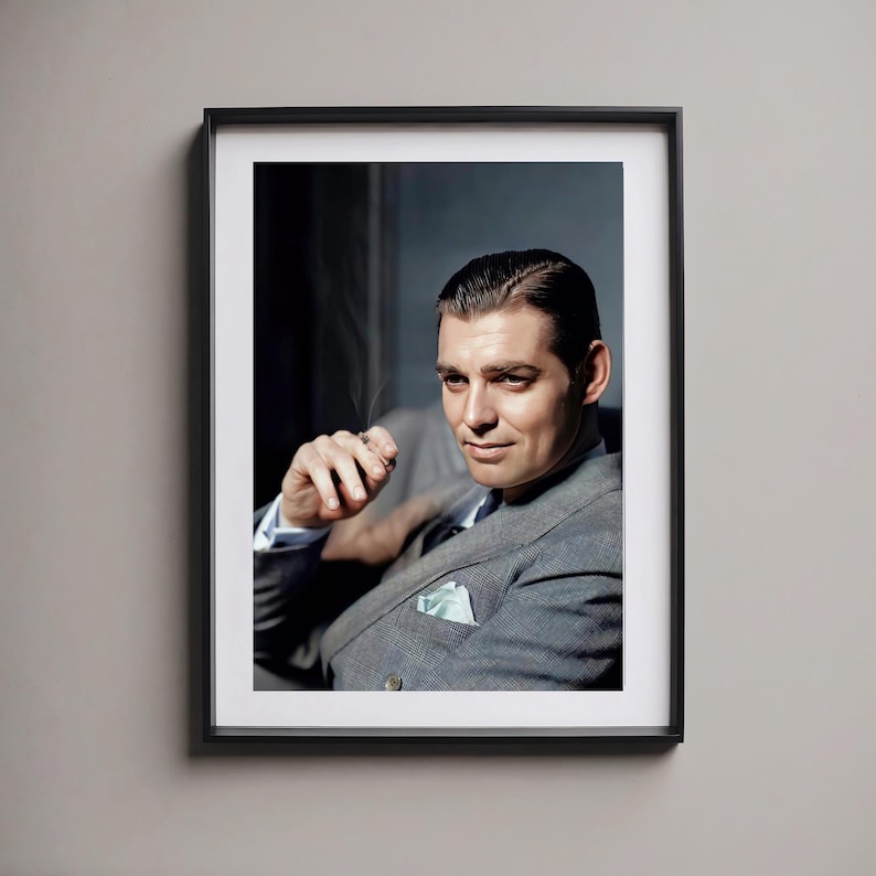 Clark Gable C. 1935 Studio Photo | Color | Multiple Sizes | Old ...