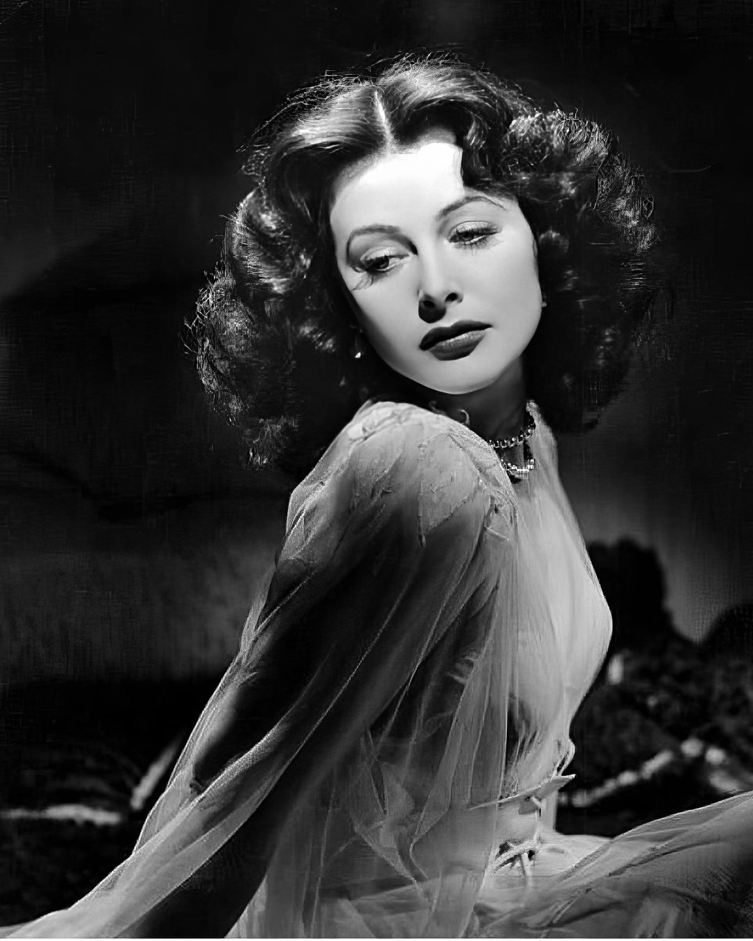 Hedy Lamarr Publicity Photo for 'white Cargo' C. 1942, Black & White ...