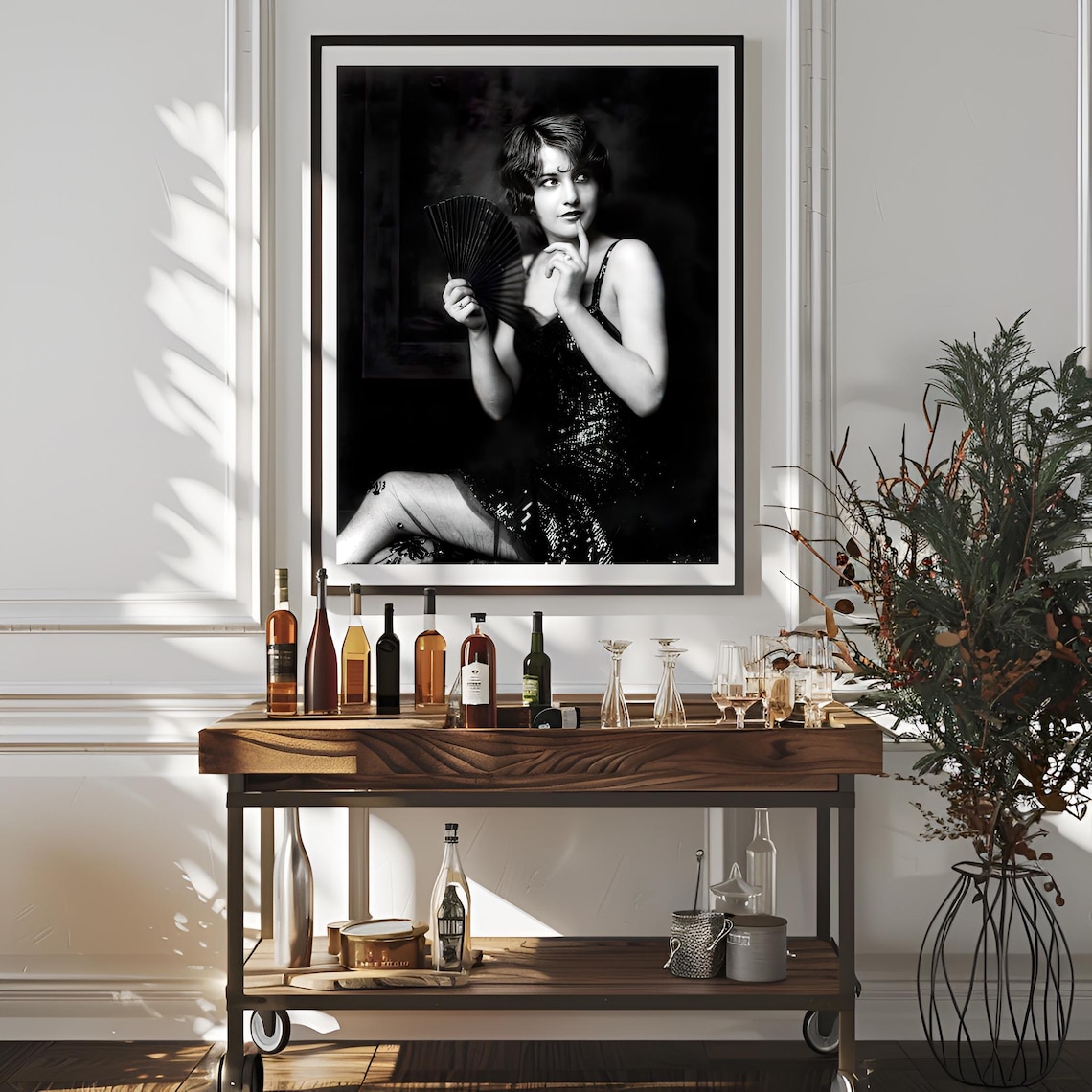 Barbara Stanwyck- 1920's Era Ziegfeld Follies Star - Black and White ...