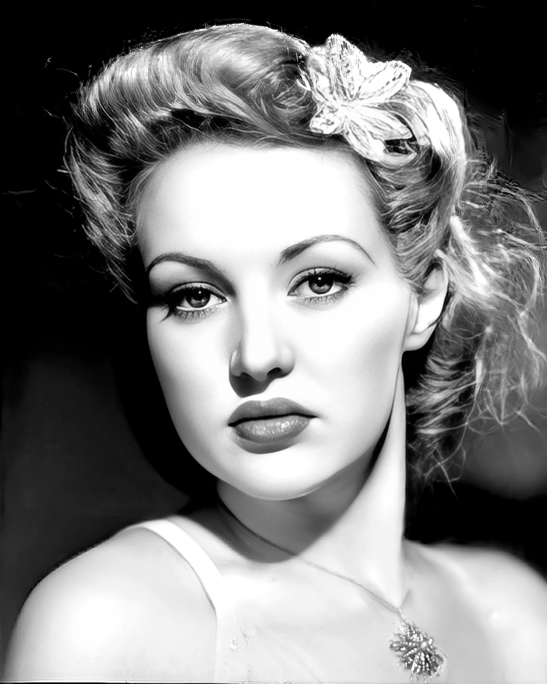 Betty Grable Studio Portrait C. 1930's, Black & White, Multiple Sizes ...