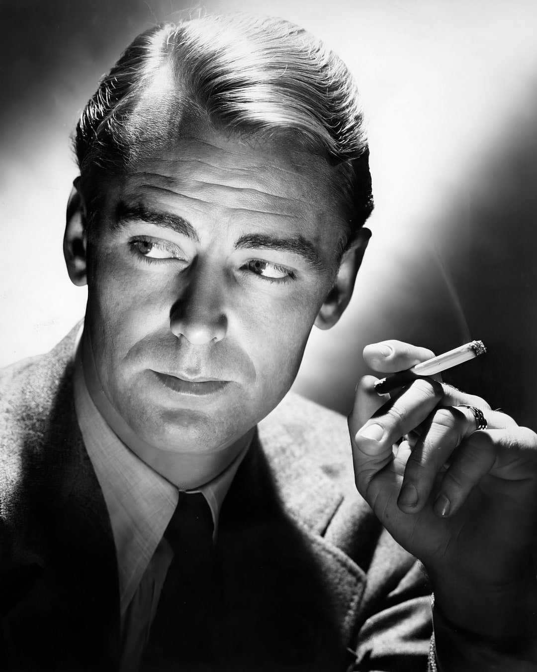 Alan Ladd Publicity Photo for 'the Blue Dahlia C. 1946 Black & White ...