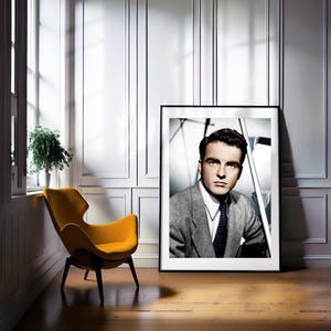 Montgomery Clift C. Late 1940's | Color | Multiple Sizes | Old ...