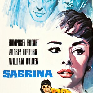 Print of 'sabrina' (spanish) Classic Movie Poster, 1954 Romantic Comedy ...