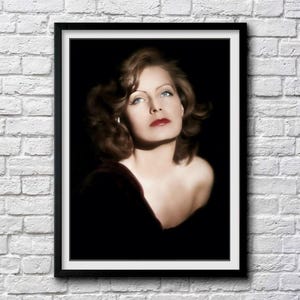 Greta Garbo C. 1927 Studio Portrait | Color | Multiple Sizes | Vintage ...