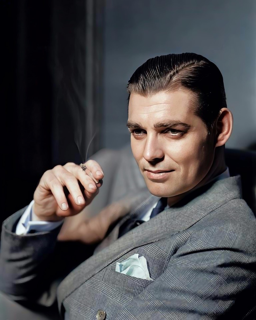 Clark Gable C. 1935 Studio Photo | Color | Multiple Sizes | Old ...