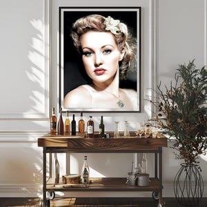 Betty Grable C. 1930's | Color | Multiple Sizes | Old Hollywood Style ...