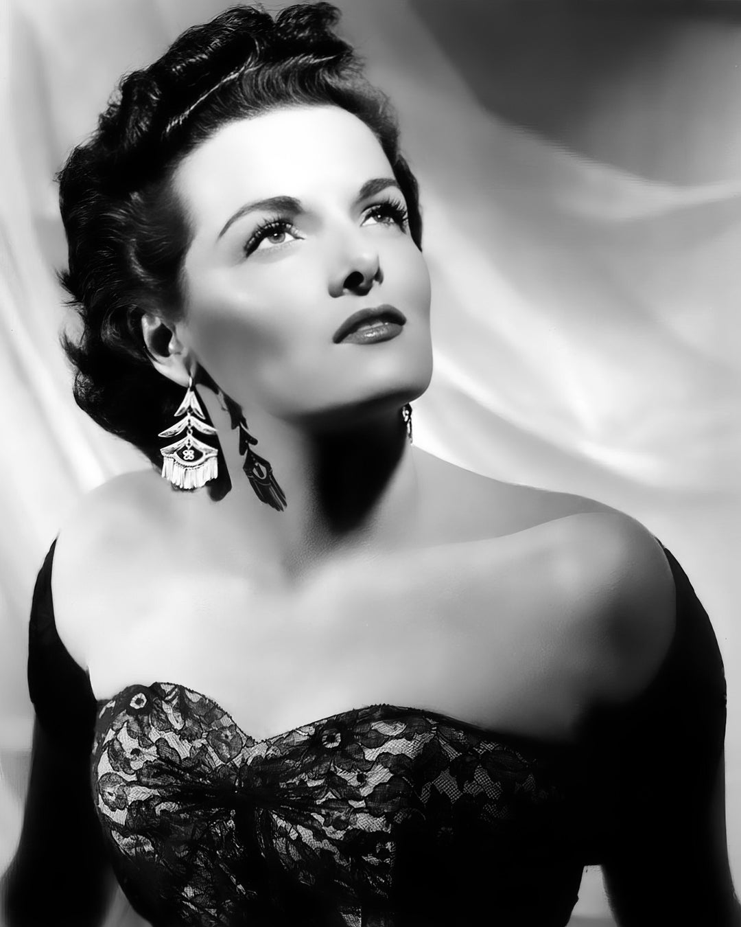 Jane Russell C. 1950 Studio Portrait Black & White, Multiple Sizes Old ...