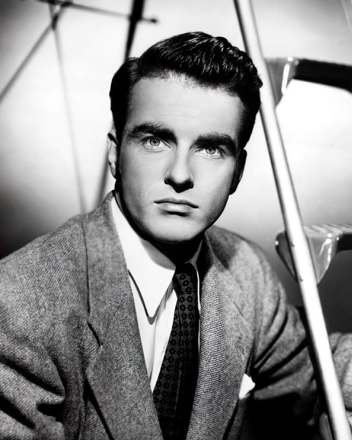 Montgomery Clift C. Late 1940's Studio Portrait Black & - Etsy