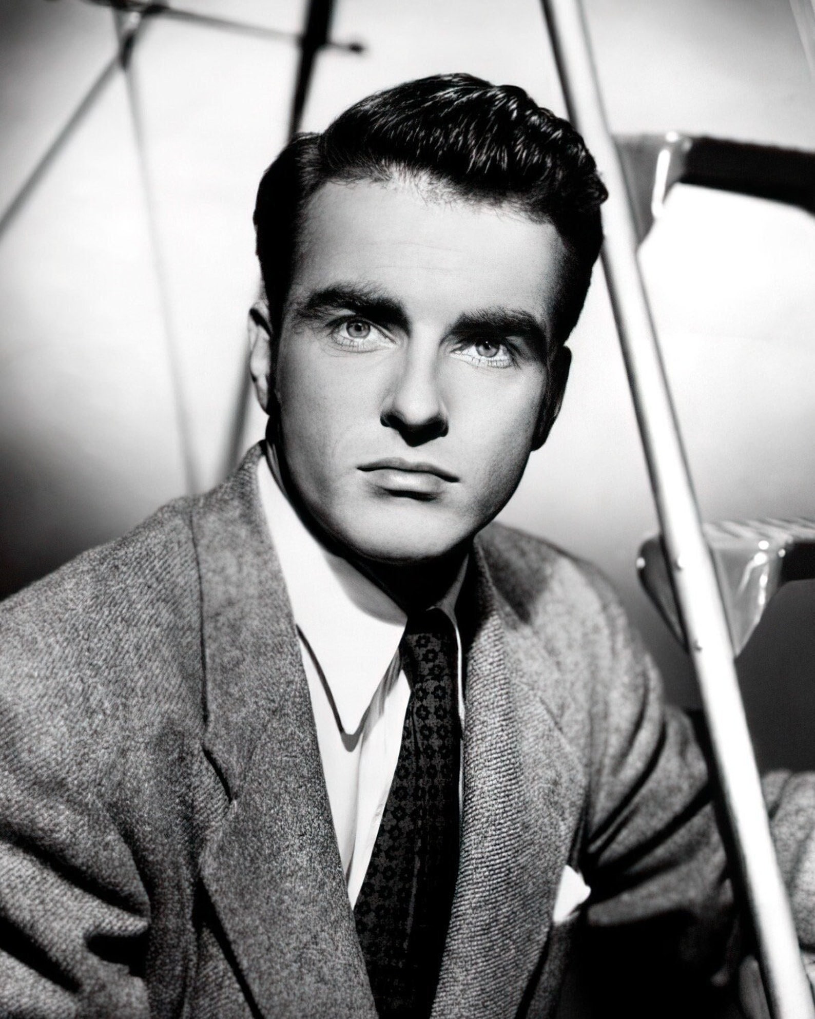 Montgomery Clift C. Late 1940's Studio Portrait - Black & White ...