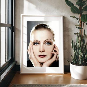 Greta Garbo Classic Head Shot 1920's | Color | Multiple Sizes | Actress ...