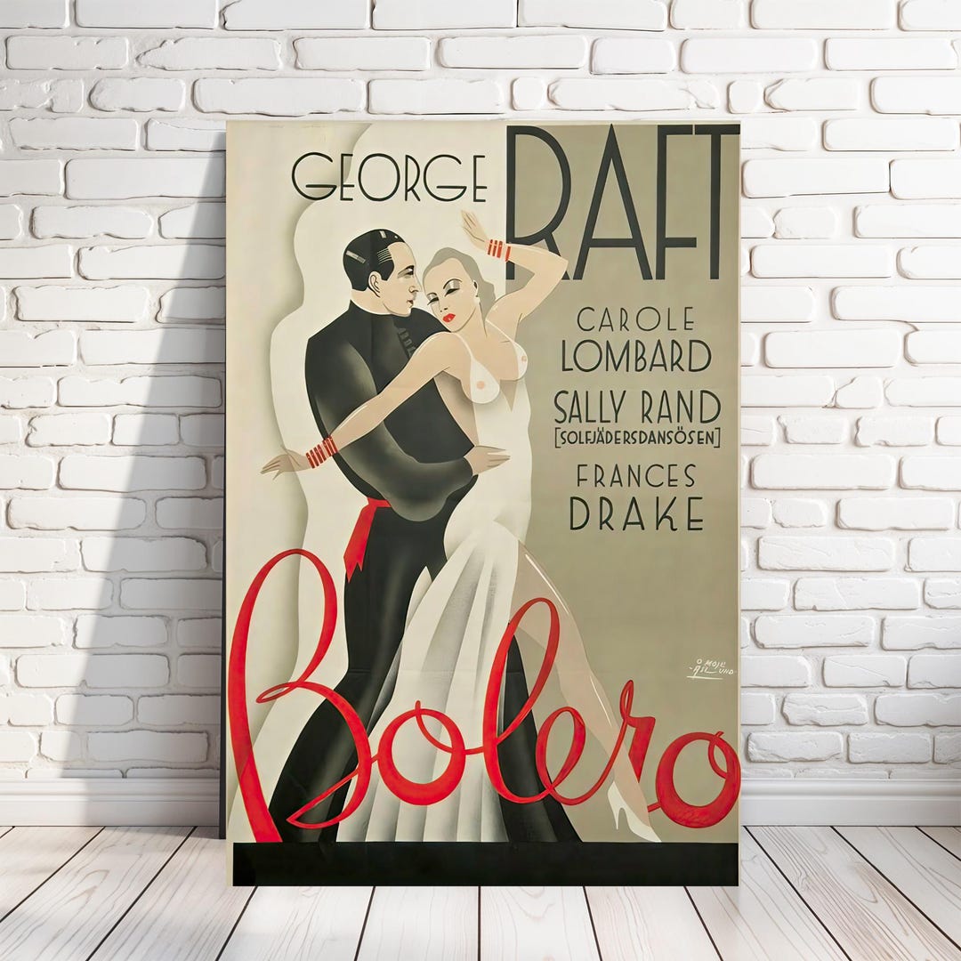 Print of 'bolero' Classic Movie Poster 1934 Pre Code Musical Drama ...