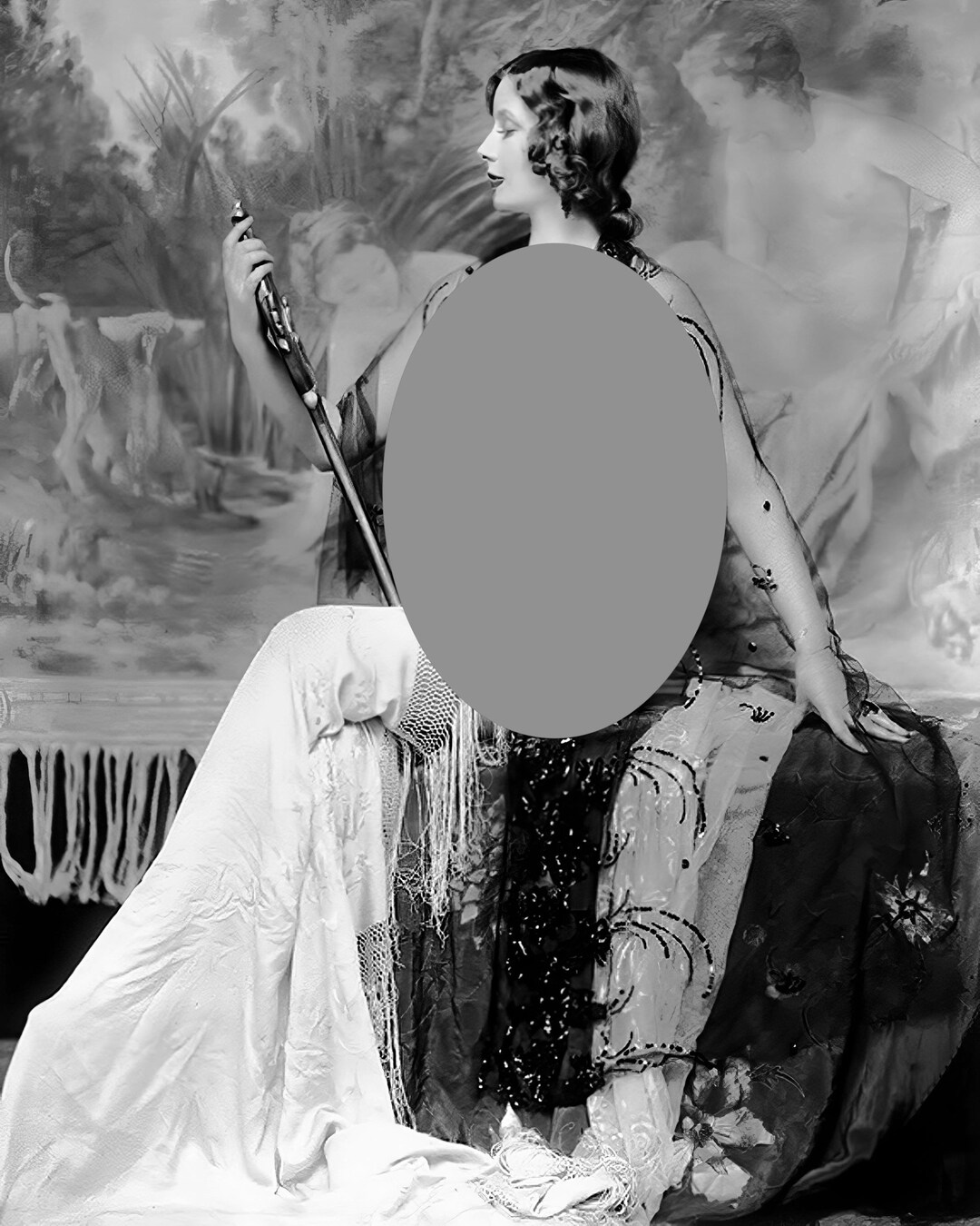 Blanche Satchel 1920's Era Ziegfeld Follies Beauty C. 1925 730-800 ...