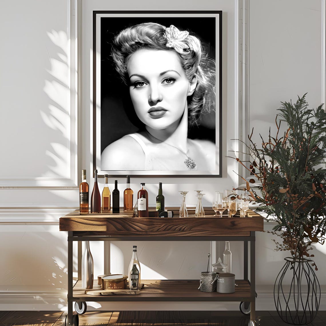 Betty Grable Studio Portrait C. 1930's, Black & White, Multiple Sizes ...