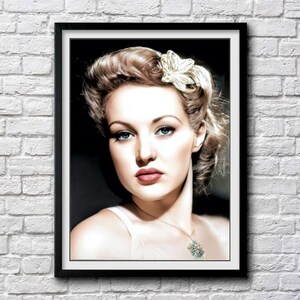 Betty Grable C. 1930's | Color | Multiple Sizes | Old Hollywood Style ...