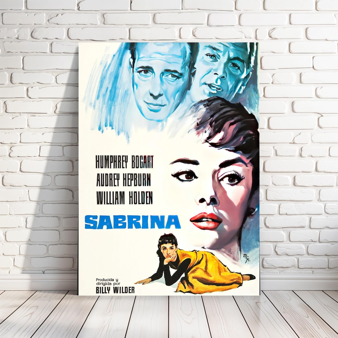 Print of 'sabrina' (spanish) Classic Movie Poster, 1954 Romantic Comedy ...