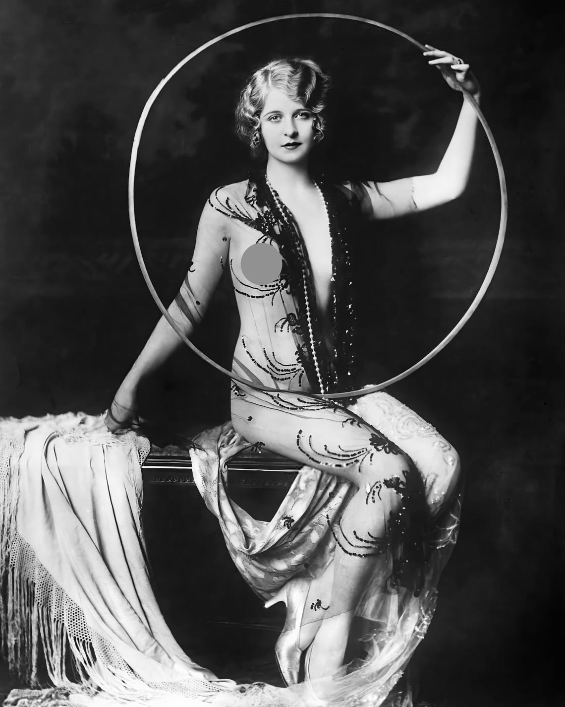 Myrna Darby 1920s Era Ziegfeld Follies Showgirl Frontal Nude 0667