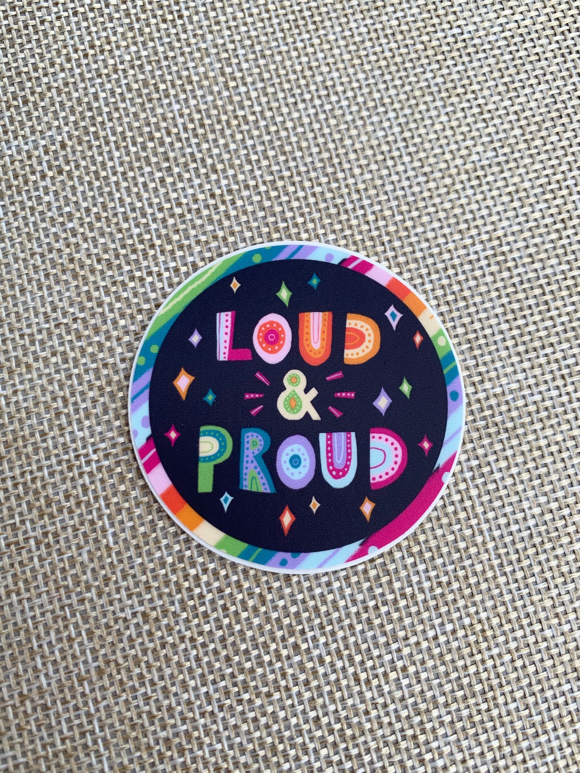 Loud and Proud Sticker | Etsy