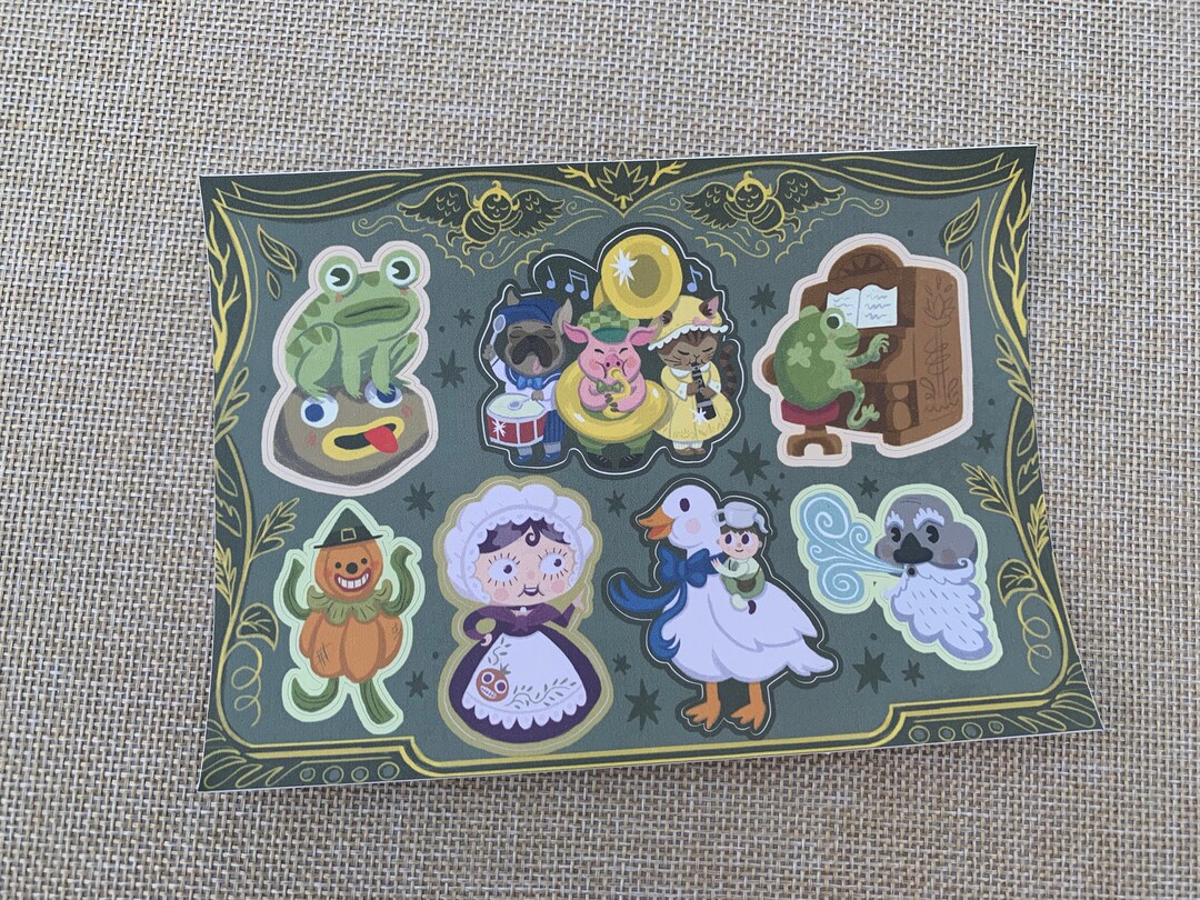 Over the Garden Wall Sticker Sheet - Etsy