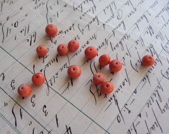 Real coral beads | Etsy