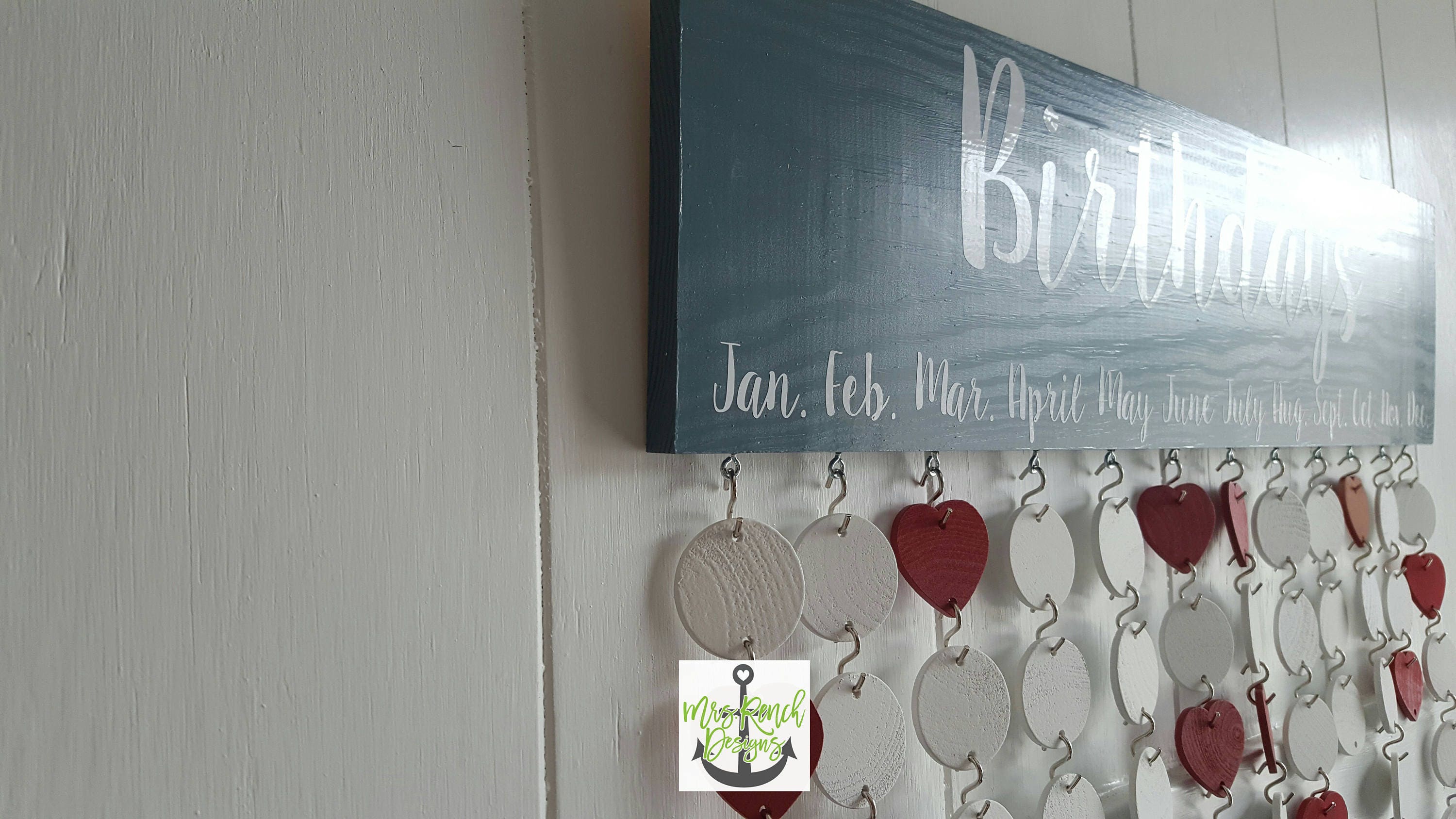 Celebrations Board Birthday Calendar Family Celebration | Etsy