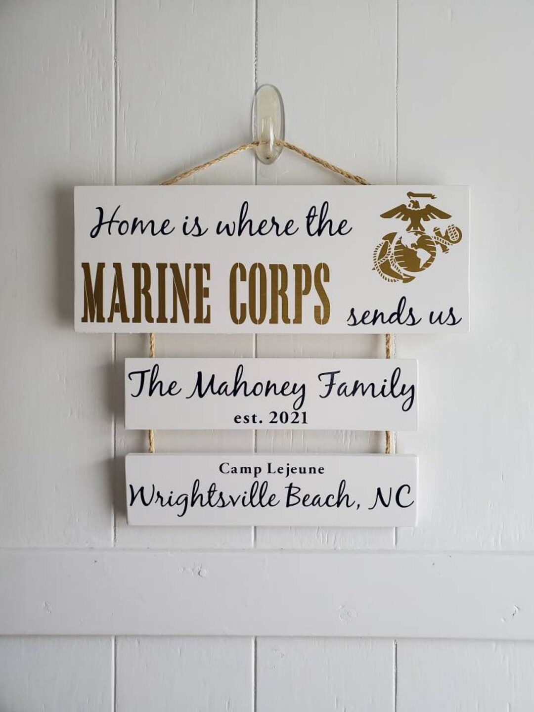 Home is Where the Marine Corps Sends Us, Patriotic Décor, Marine Family ...