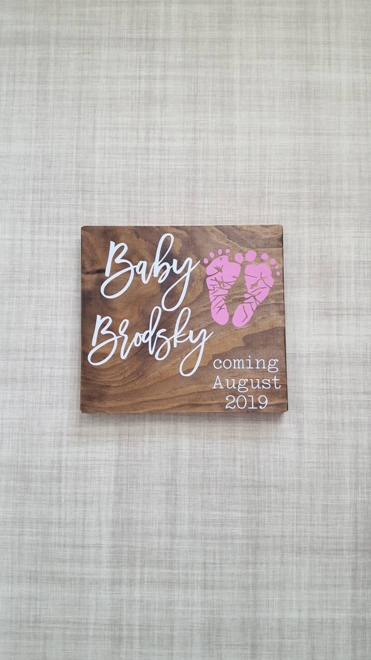 Baby Announcement Sign New Baby Alert Welcome New Baby New - Etsy