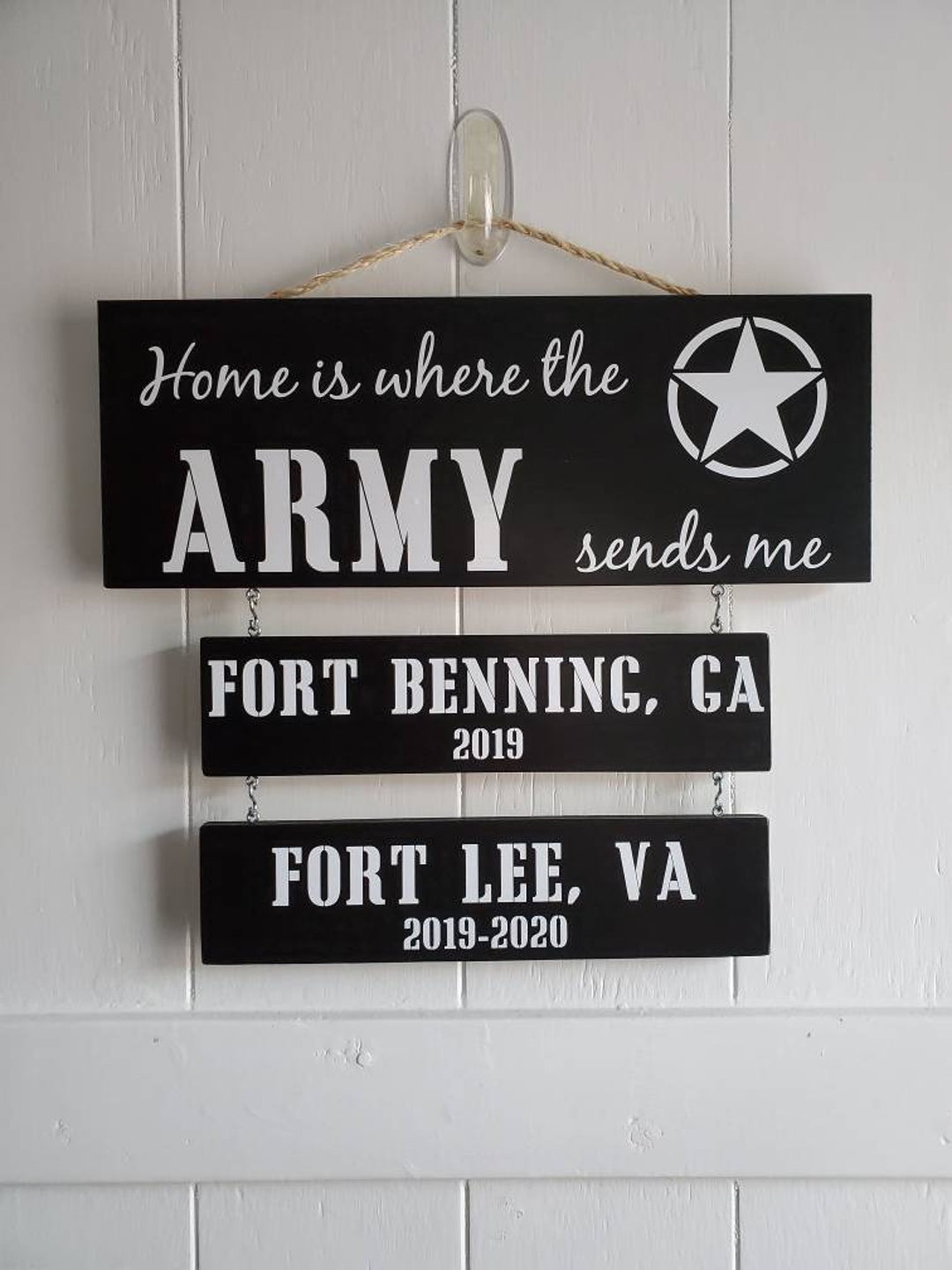 Home is Where the Army Sends Us, Army Hero, Patriotic Wall Décor ...