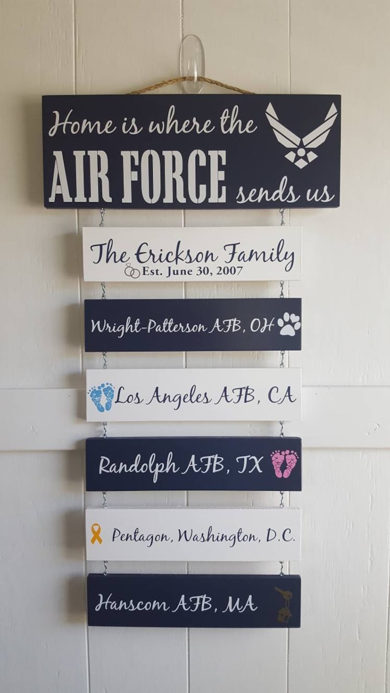 22 Wooden Military Family Signs To Make Your Home Great Again!