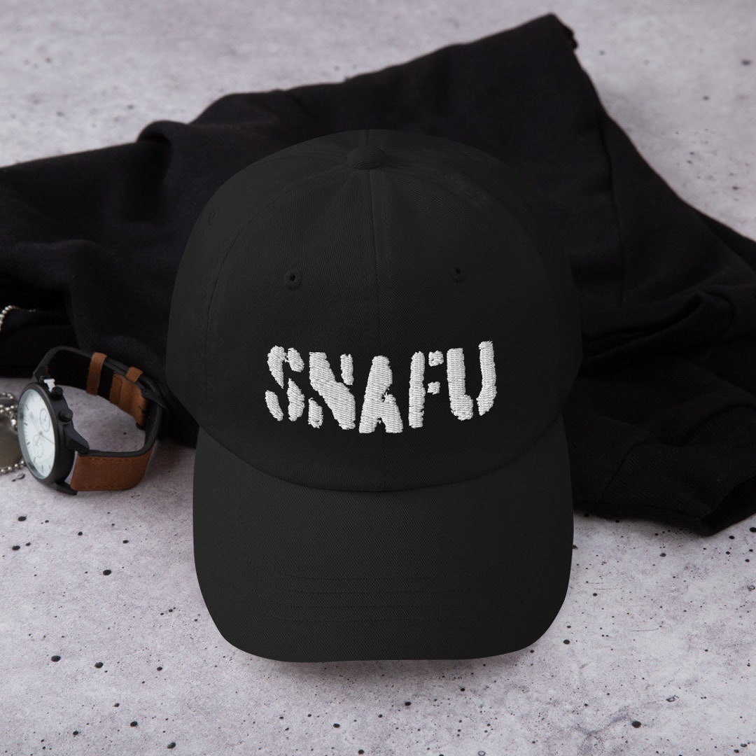 SNAFU Dad Hat/baseball Cap Veteran - Military - Army - Navy - Marines ...