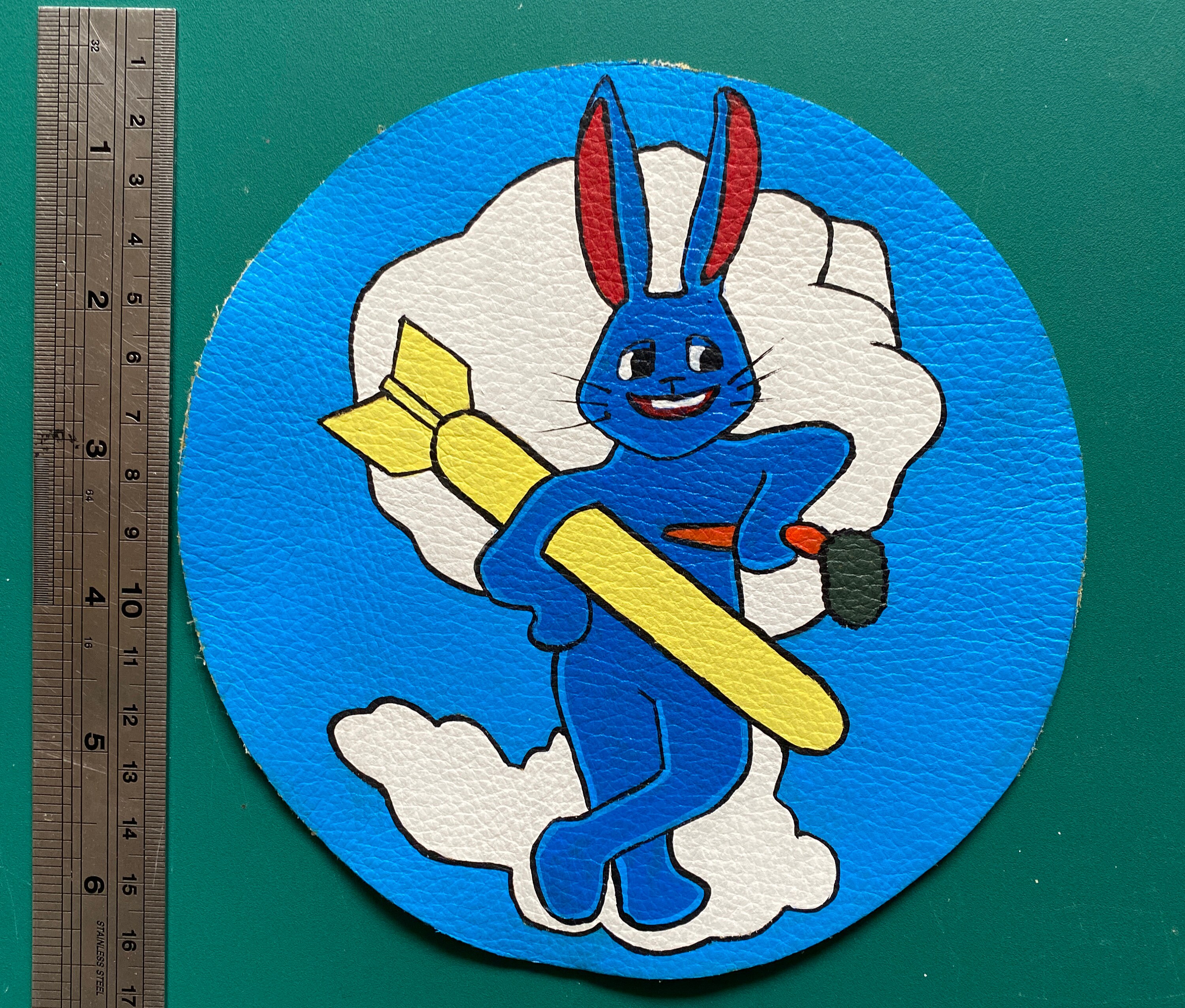 Hand Painted USAAF 324th Bomb Squadron Leather Patch - Etsy