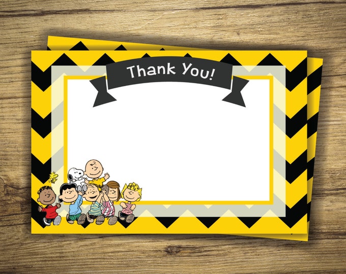 Snoopy Card Thank You Card Snoopy Card Snoopy Thankyou Charlie Brown ...